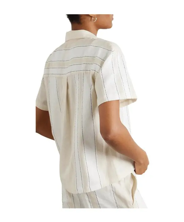 LEMLEM Striped Cotton-blend Shirt