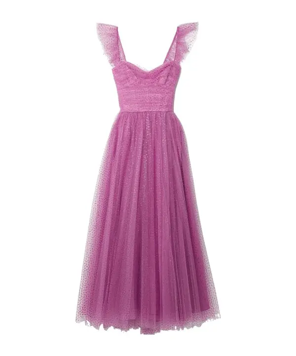 Monique Lhuillier Ruched Sweetheart Neckline Dress - No
