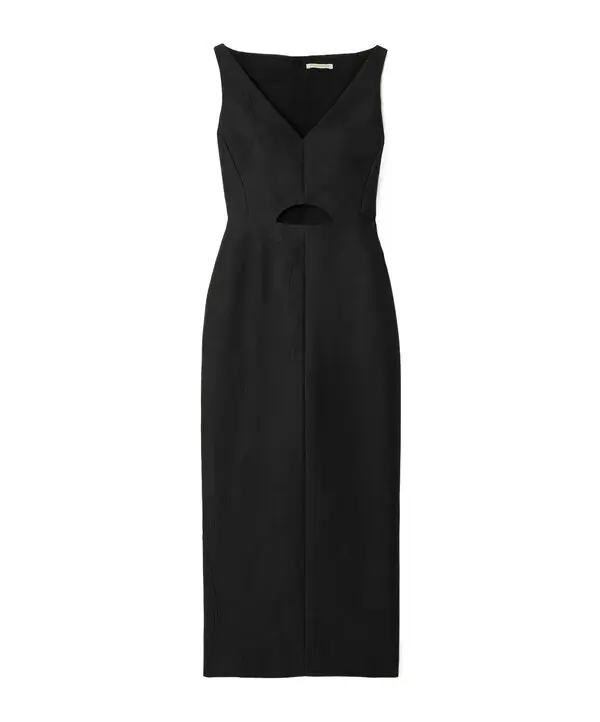 EMILIA WICKSTEAD Ilyse Cut Out Cloqué Midi Dress - No