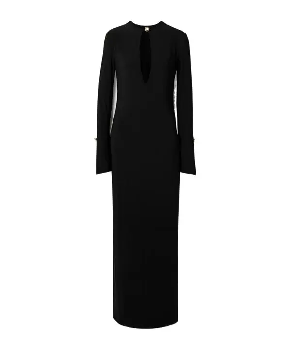 Brandon Maxwell Slim-fit Maxi Dress