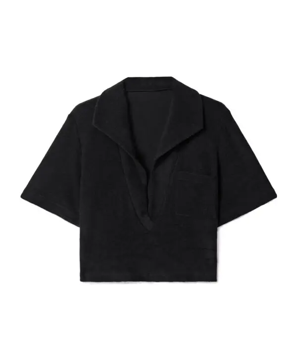 Johanna Ortiz Pure Cotton Cropped Shirt
