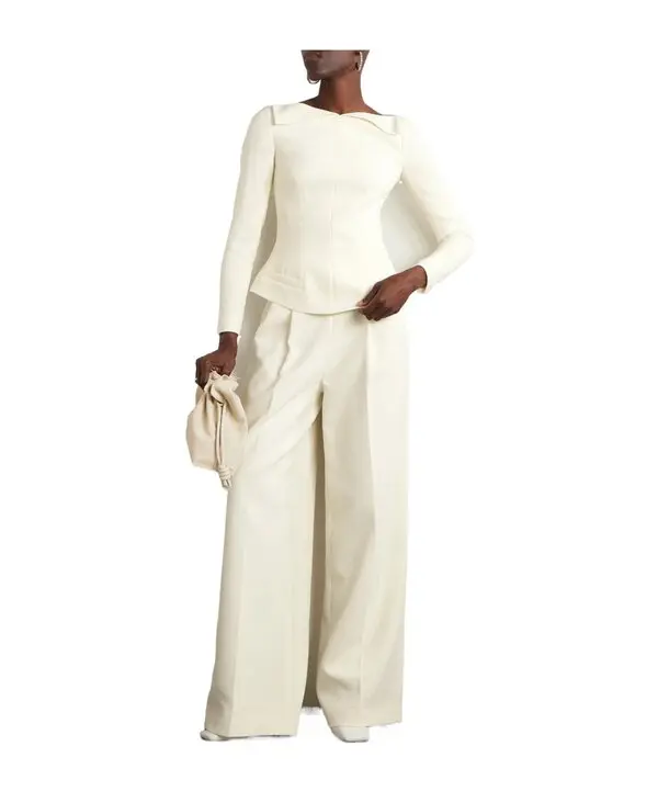 EMILIA WICKSTEAD Rye Crepe Top