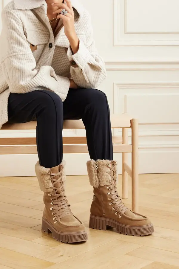 Bogner Casual Suede Leather Boots
