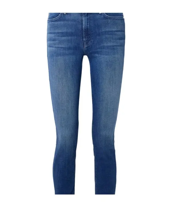 MOTHER Slim Fit Jeans With Worn-wash Finish - No