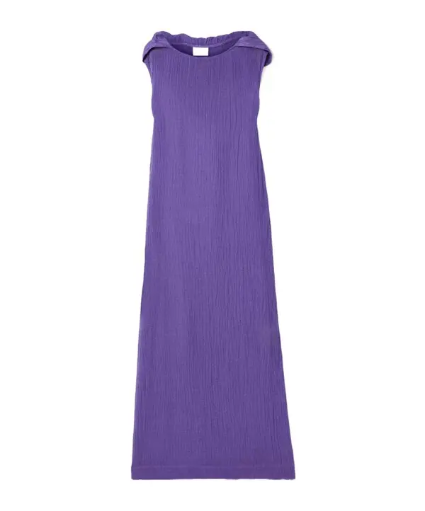 Lisa Marie Fernandez Casual Loose Gauze Maxi Dress - Blue