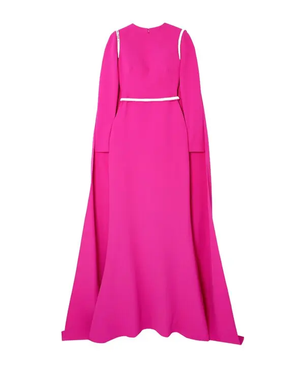 SAFIYAA LONDON Evening Gown With Shawl Train