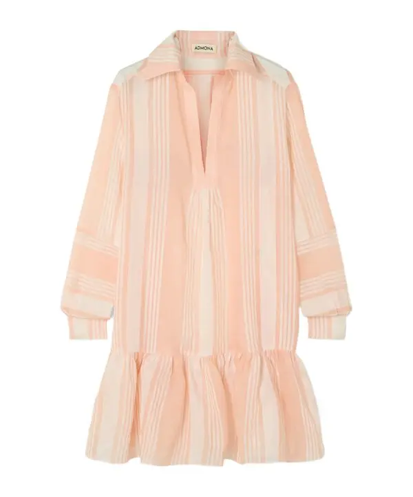 ADMONA Loose-fit Striped Mini Skirt - No