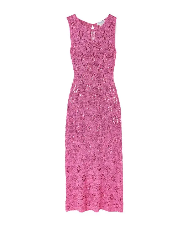 Calle Del Mar Crocheted Midi Dress