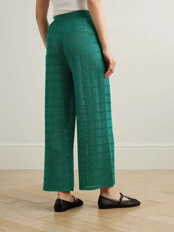 Calle Del Mar Casual Knitted Wide-leg Pants