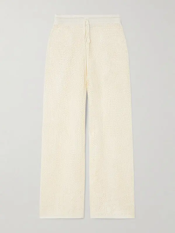 Calle Del Mar Loose Mesh Long Pants