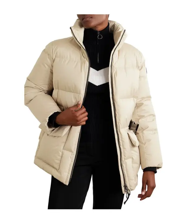 Fusalp Oria Belted Hooded Quilted Down Ski Jacket