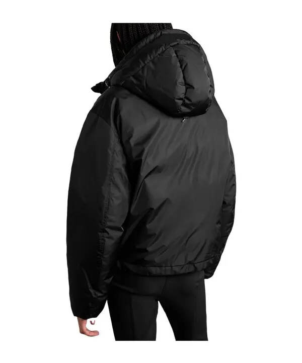 Aztech Mountain Hooded Padded Plaid Down Ski Jacket