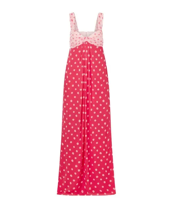 Saloni Soft Ruched Bust Dress