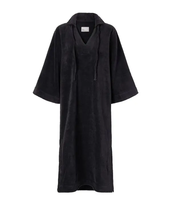 Lisa Marie Fernandez Cotton-terry Kaftan - Black