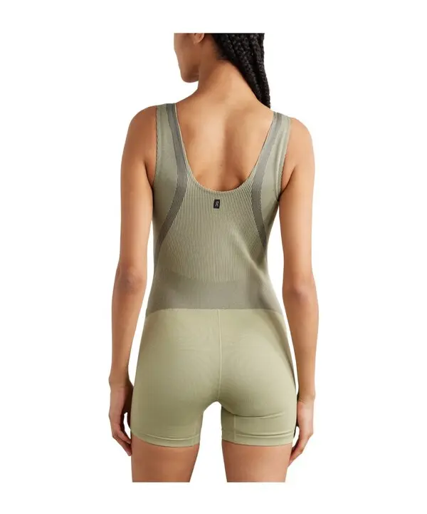 On Studio Ribbed Stretch Recycled Playsuit