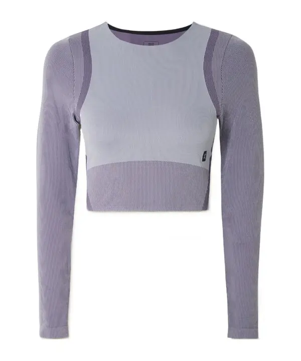 On Studio Knitted Long Sleeve Crop Top