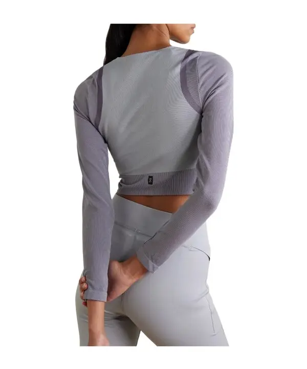 On Studio Knitted Long Sleeve Crop Top