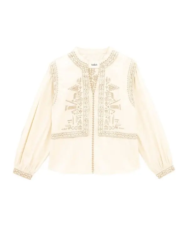 Ba&sh Embroidered Shirt