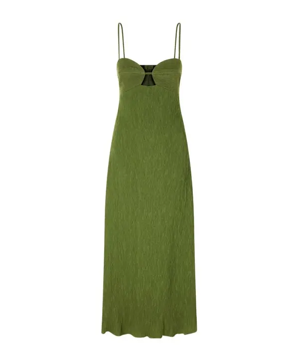 Johanna Ortiz Dream Spinner Cutout Maxi Dress - Green