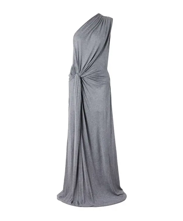 Alex Perry Twist-front Draped Jersey Gown