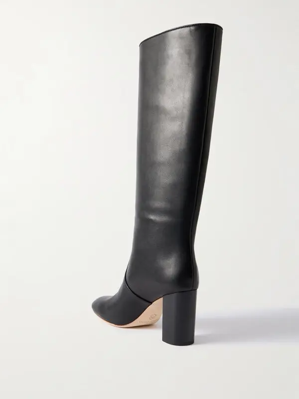 LOEFFLER RANDALL Solid Leather Knee-high Boots
