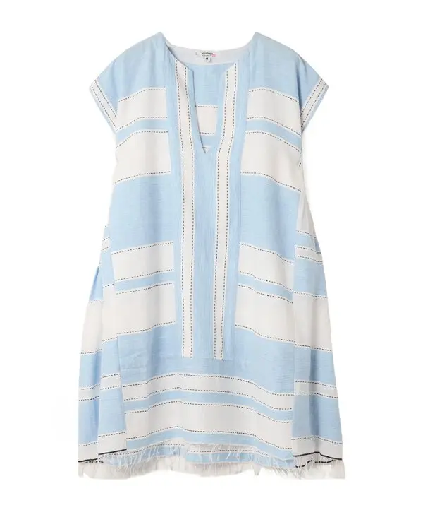 LEMLEM Fringed Striped Skirt