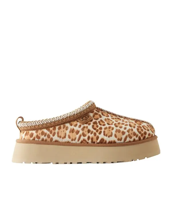 UGG Leopard-print Cow Hair Slip-ons - No