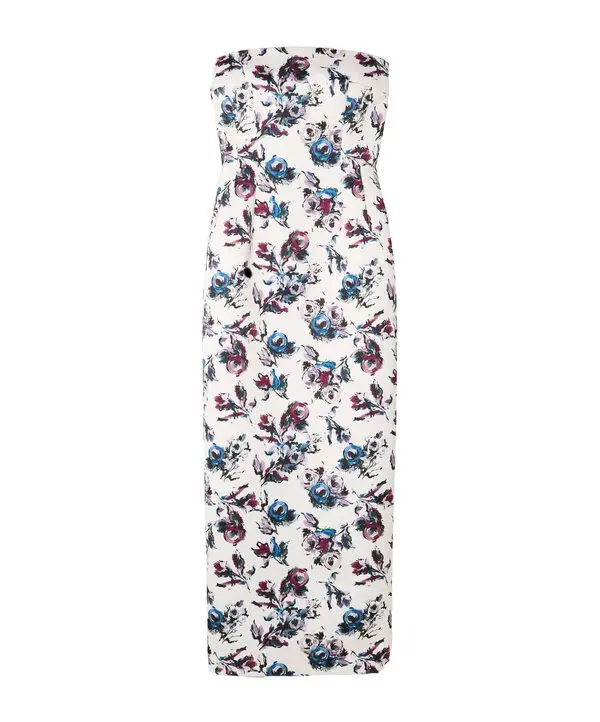 EMILIA WICKSTEAD Satin Midi Dress