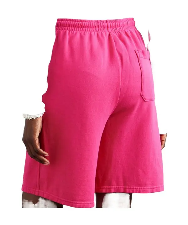 THE ELDER STATESMAN Cotton And Cashmere-blend Drawstring Shorts