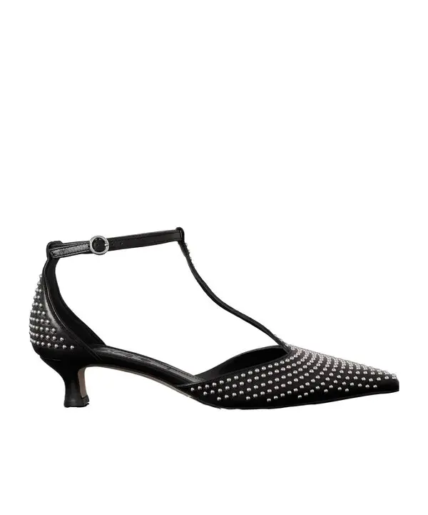 AeydĒ Studded Leather Pumps