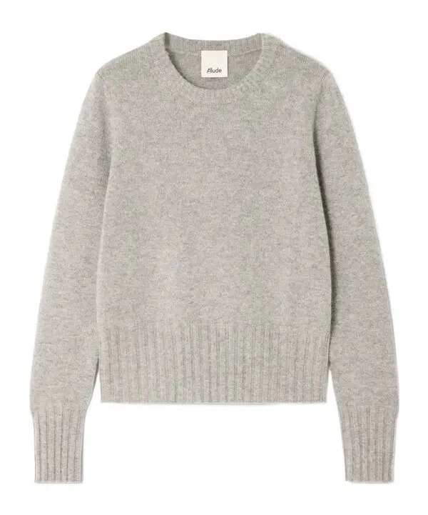 ALLUDE Minimalist Cashmere Sweater