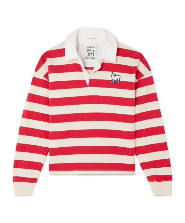 MOTHER Striped Cotton T-shirt