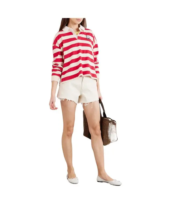MOTHER Striped Cotton T-shirt