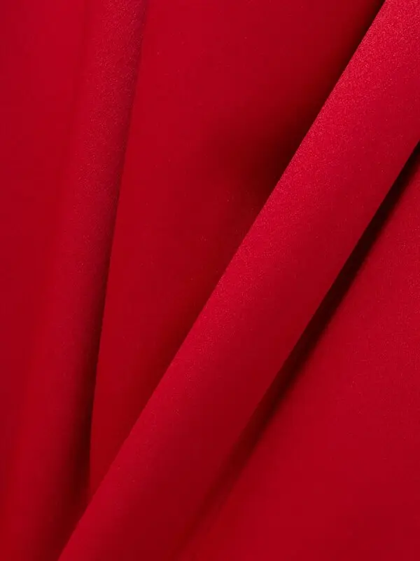 Solace Fern Tie-detailed Duchesse-satin Gown