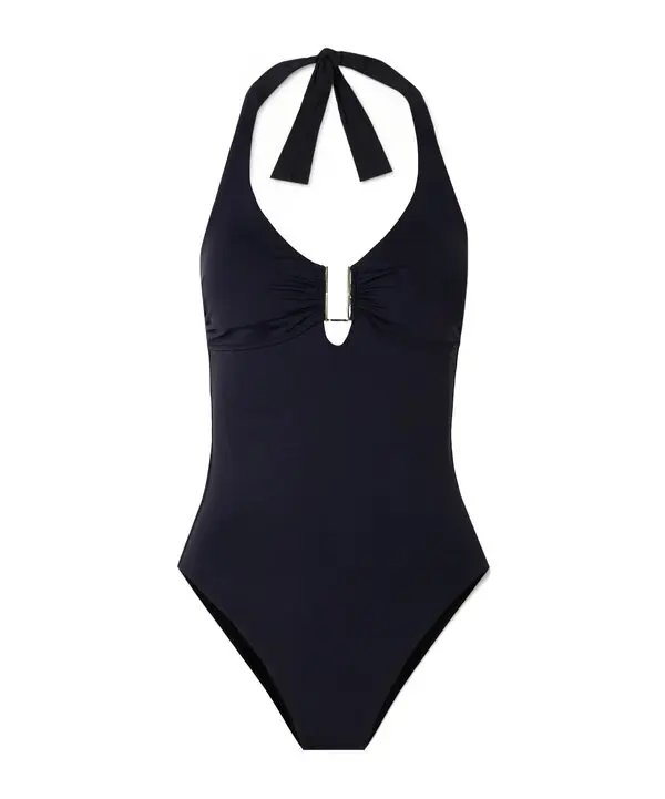 Melissa Odabash Shaping Sun-protective Halterneck Swimsuit - No