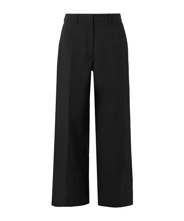 Calvin Klein Simone Wool Wide-leg Pants - No