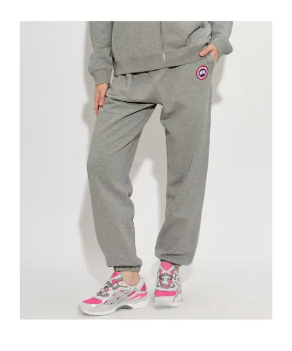 Canada Goose Elastic Waist Joggers With Drawstring And Cuffs