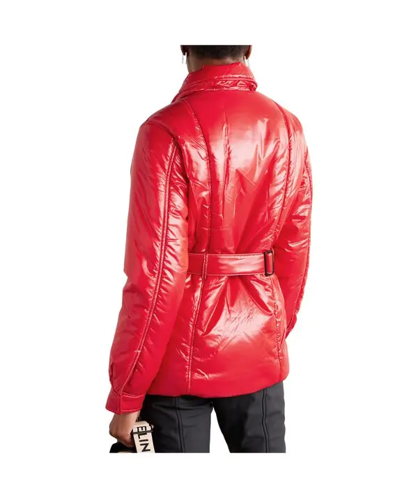Perfect Moment Jade Belted Quilted Padded Glossed-shell Ski Jacket