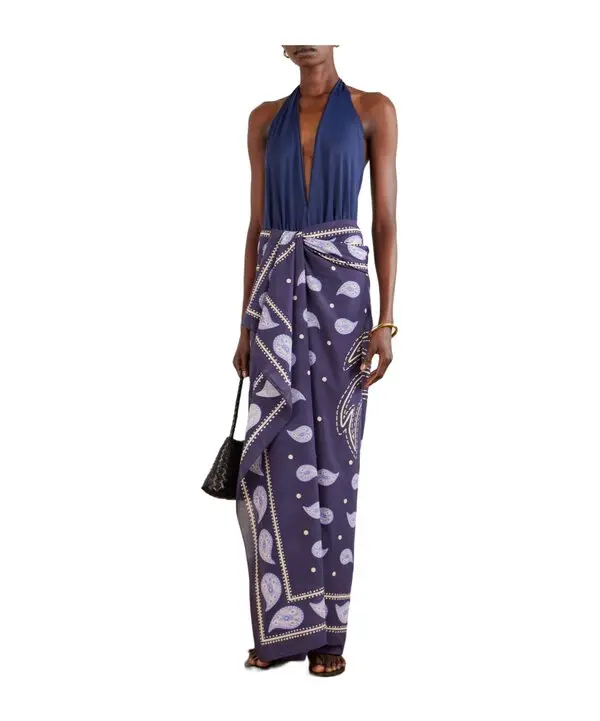 Johanna Ortiz Printed Cotton Pareo - No