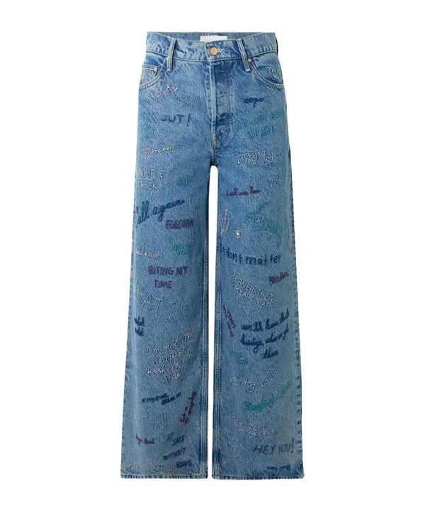 MOTHER Wide-leg Jeans