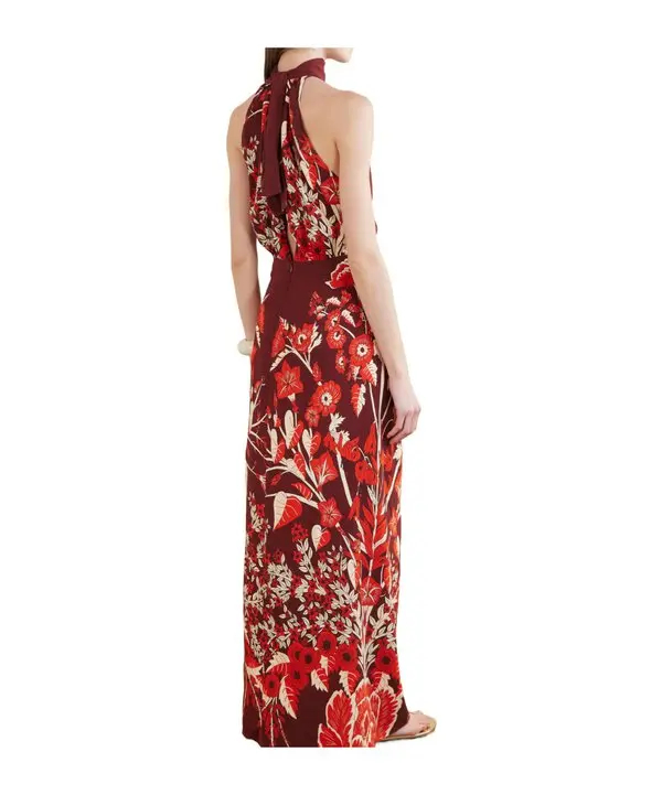 Johanna Ortiz Printed Long Dress