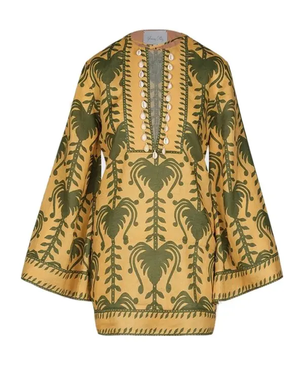 Johanna Ortiz Wild Savannah Dress - Green
