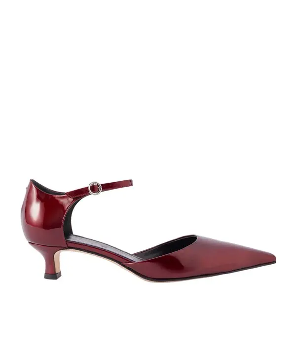 AeydĒ Metallic Patent-leather Pumps