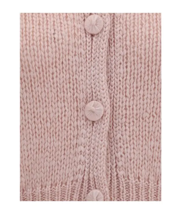 FORTE_FORTE Chunky Knit Buttoned Cardigan