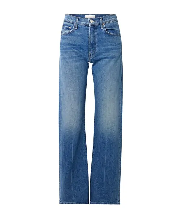 MOTHER Lasso Sneak Mid-rise Straight-leg Jeans - No