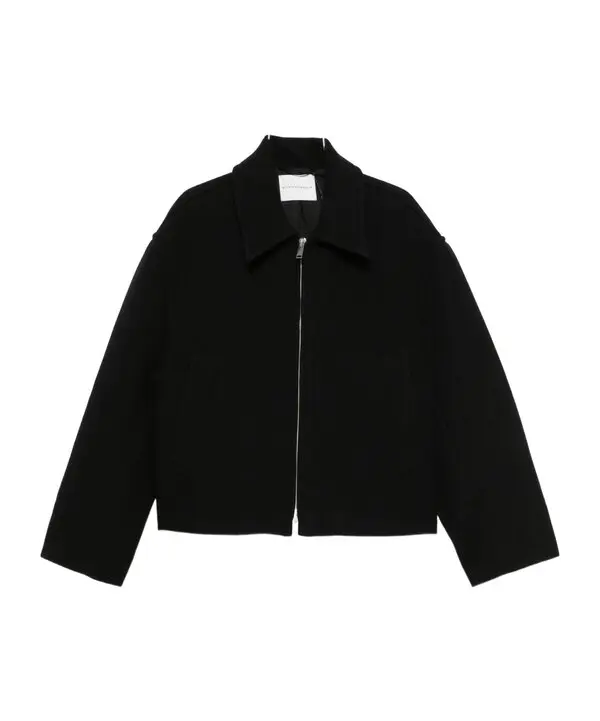 Studio Nicholson Zip-up Spread Collar Shirt Jacket
