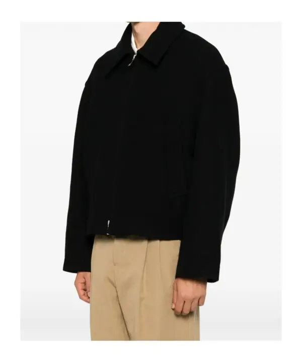 Studio Nicholson Zip-up Spread Collar Shirt Jacket