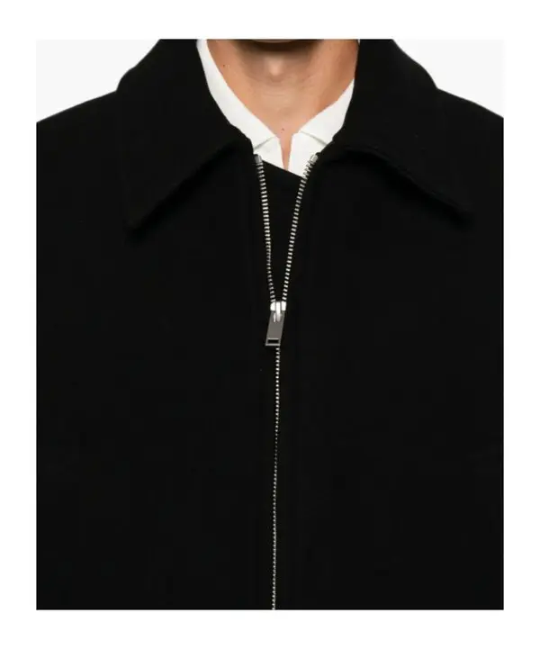 Studio Nicholson Zip-up Spread Collar Shirt Jacket