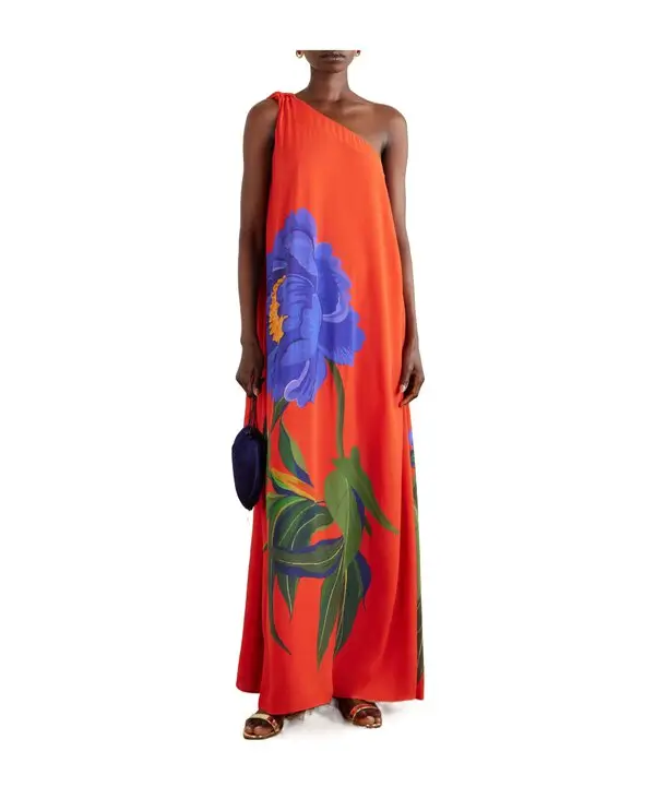 Borgo De Nor Floral Print Maxi Dress