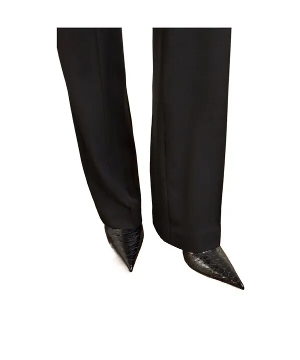 Paris Texas Vera Snake-effect Stiletto Boots